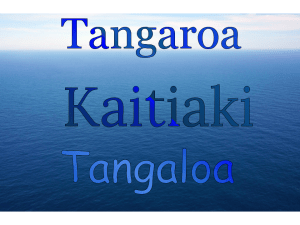 Tangaroa ararau he taumata ano – The Manaiakalani Network Blogging
